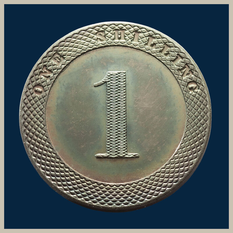 Circa 1860 Port Phillip, Kangaroo Office Pattern Shilling and Sixpence ...