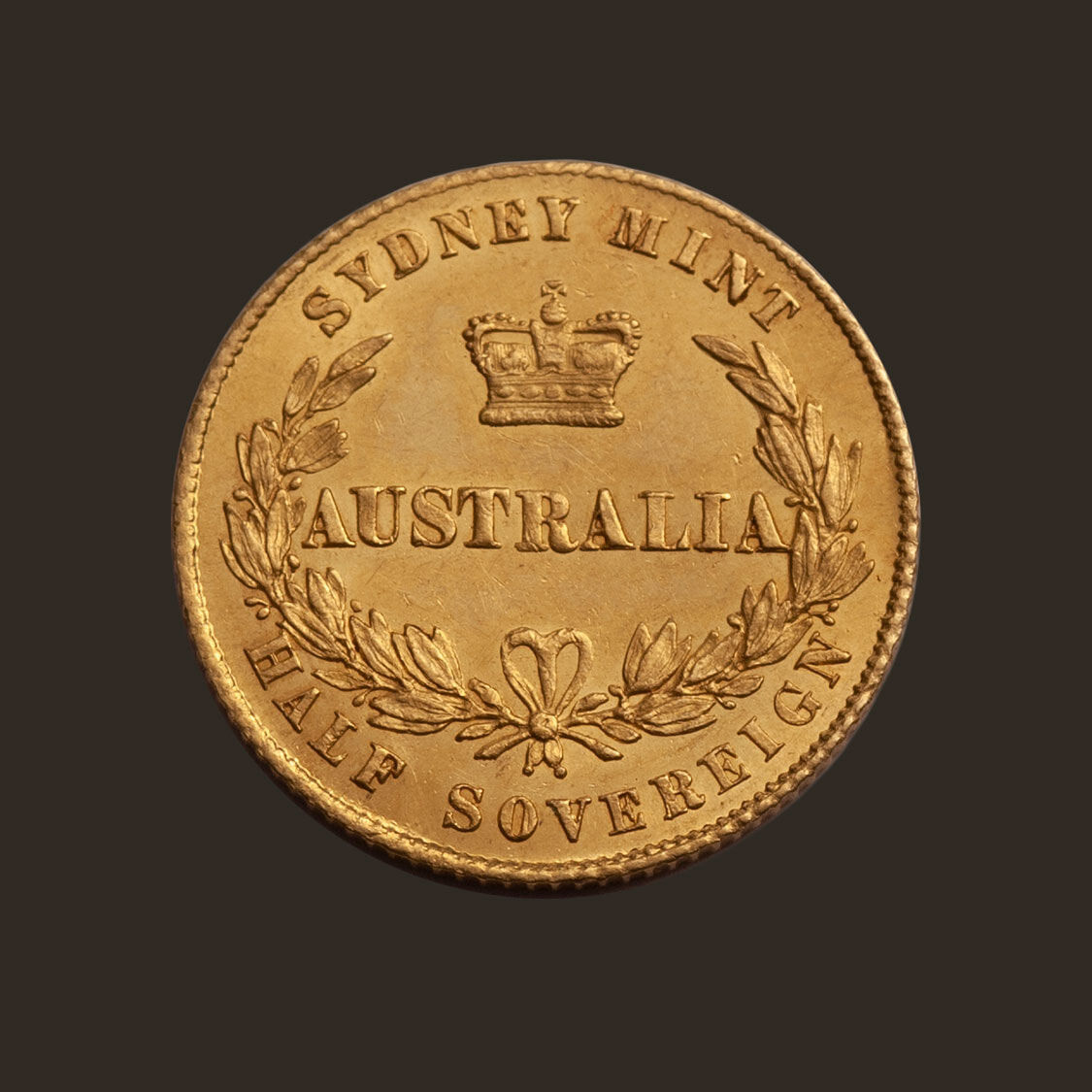1864 Sydney Mint Half Sovereign, and one of the smallest mintages of ...