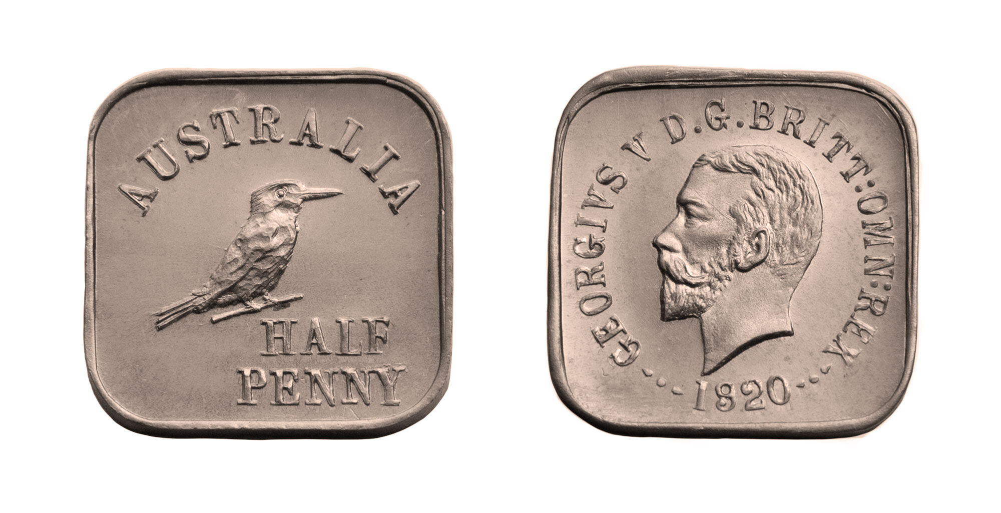 The Kookaburra Square Penny | Coinworks