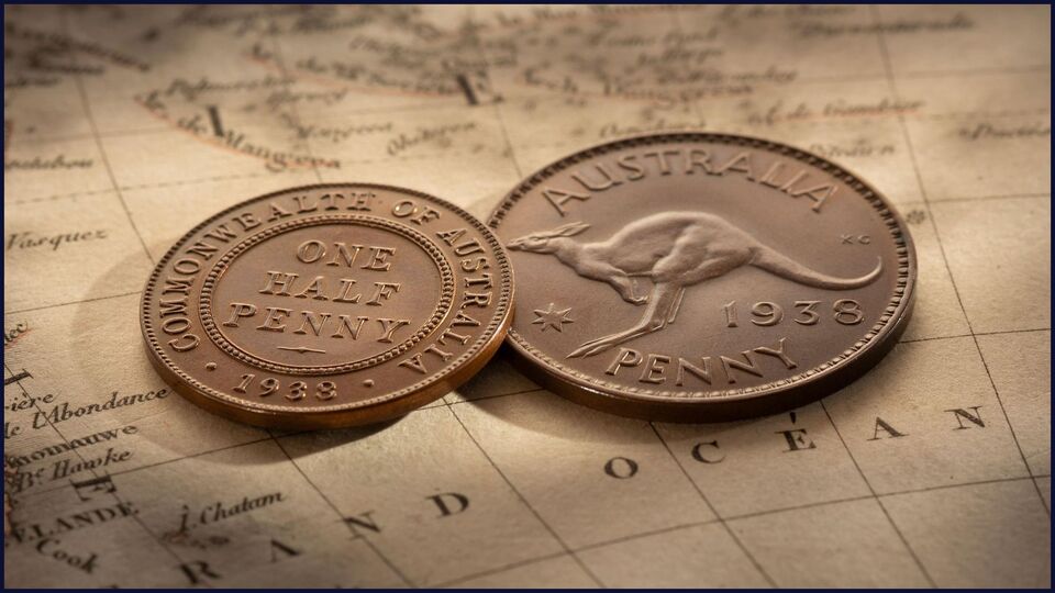 Coins from the Melbourne Mint that made History (1916 to 1953).