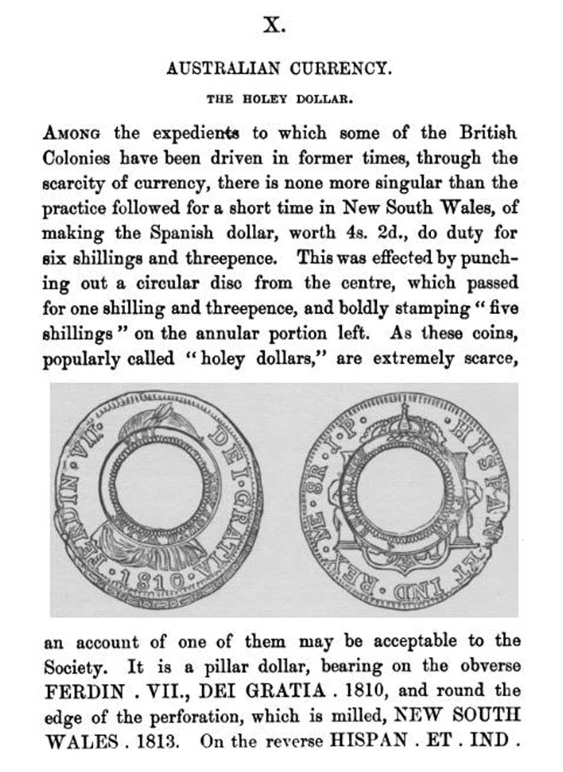 The Hannibal Head Holey Dollar