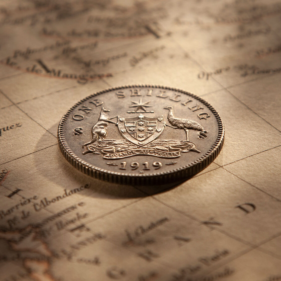 The rarest struck Australian Commonwealth Coin, the 1919 Shilling