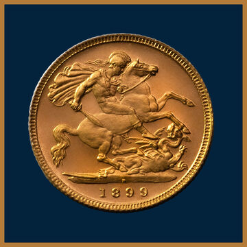 The unique Perth Mint 1899 Half Sovereign.