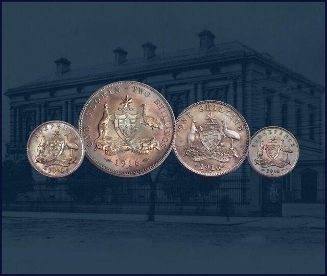 Coins from the Melbourne Mint that made History (1916 to 1953).