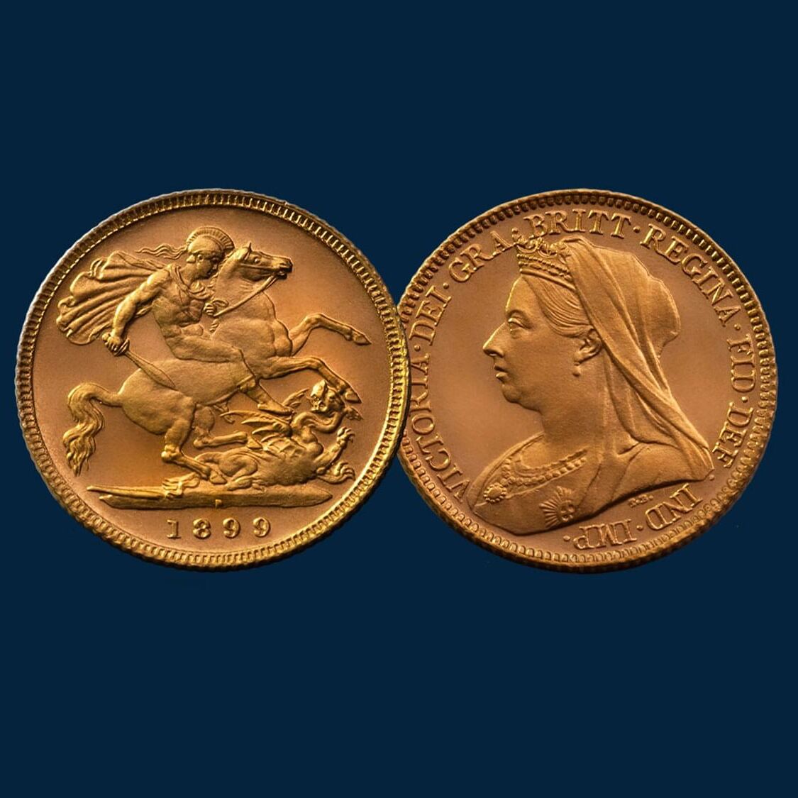 The unique Perth Mint 1899 Half Sovereign.