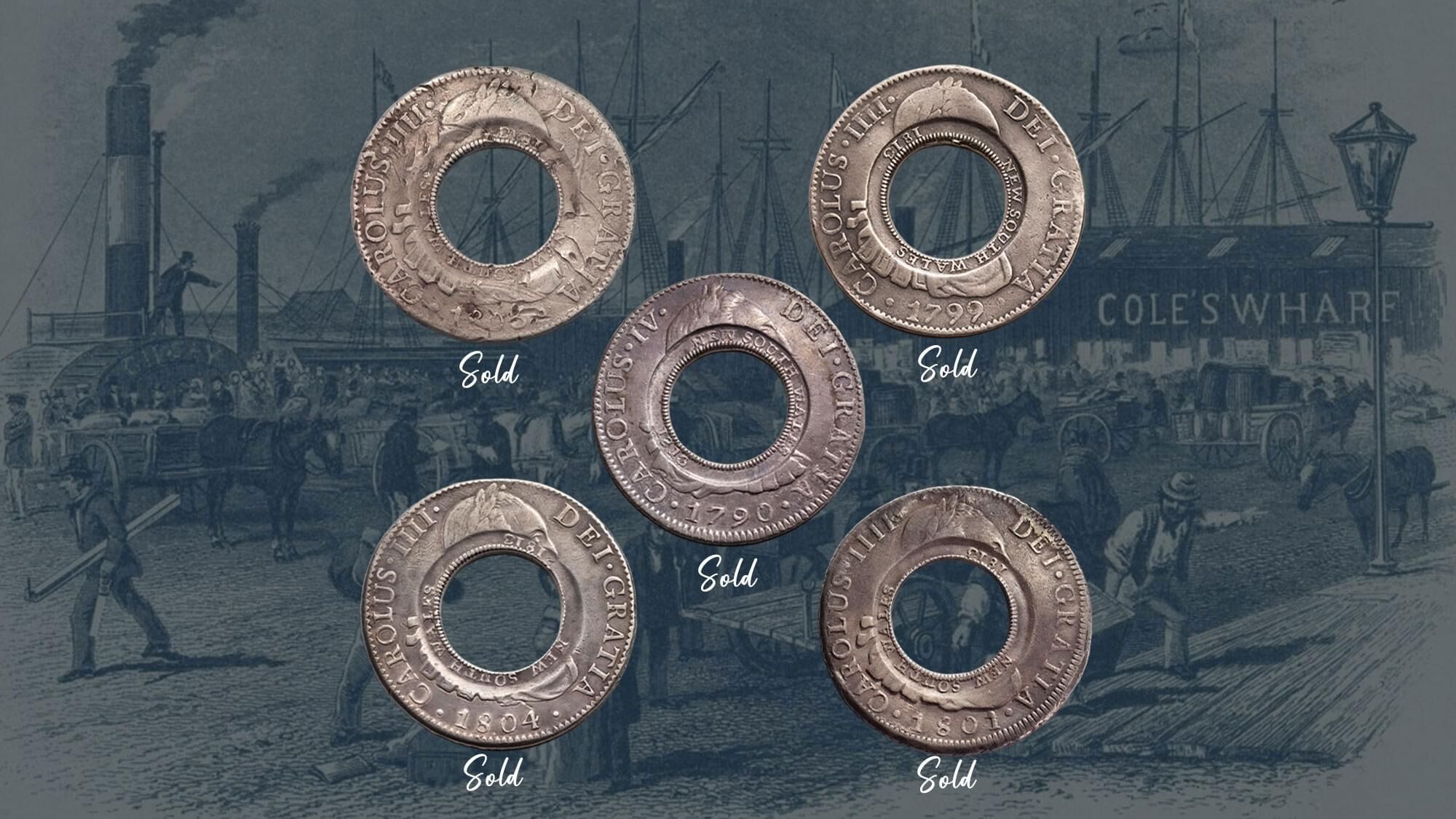 Five Holey Dollars for sale across a broad range of prices | Coinworks