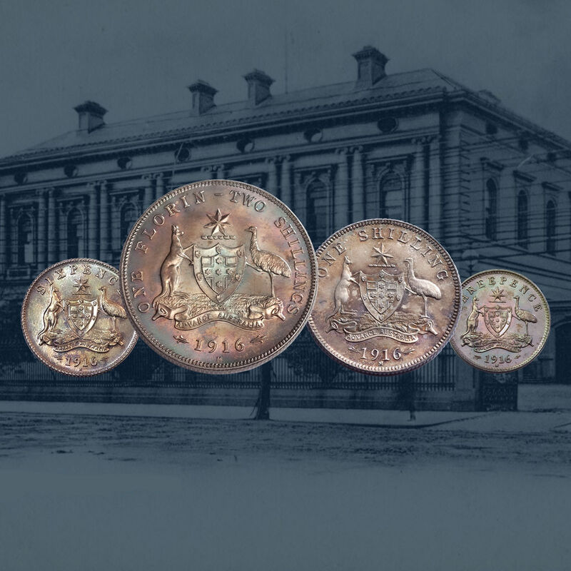 Coins from the Melbourne Mint that made History (1916 to 1953).