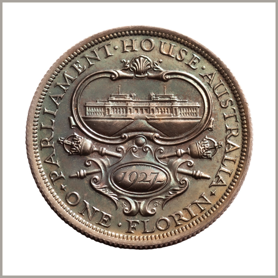 1927 Proof Canberra Florin minted for one of the most significant ...