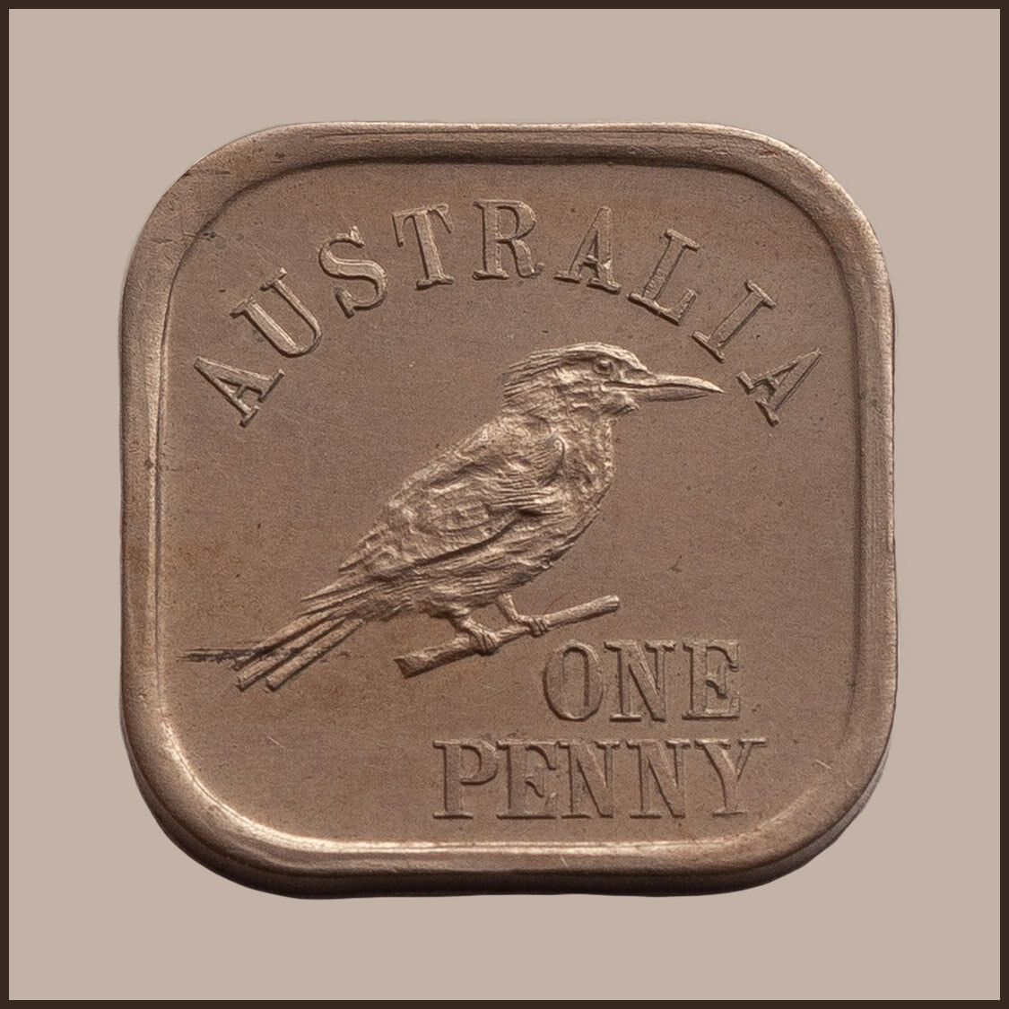 The Kookaburra Square Penny | Coinworks