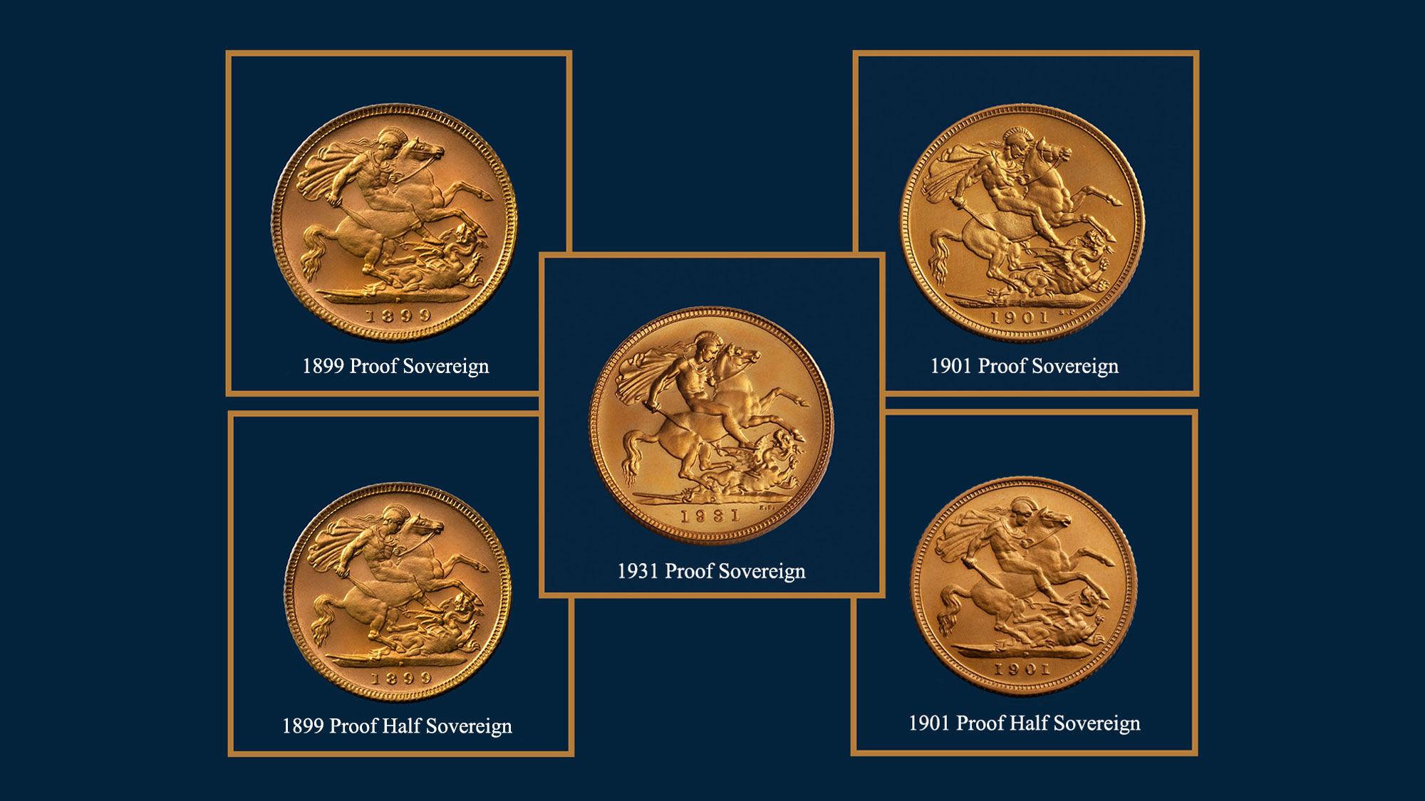 The gold 'Coins of Record' of the Perth Mint, 1899 to 1931, have ...