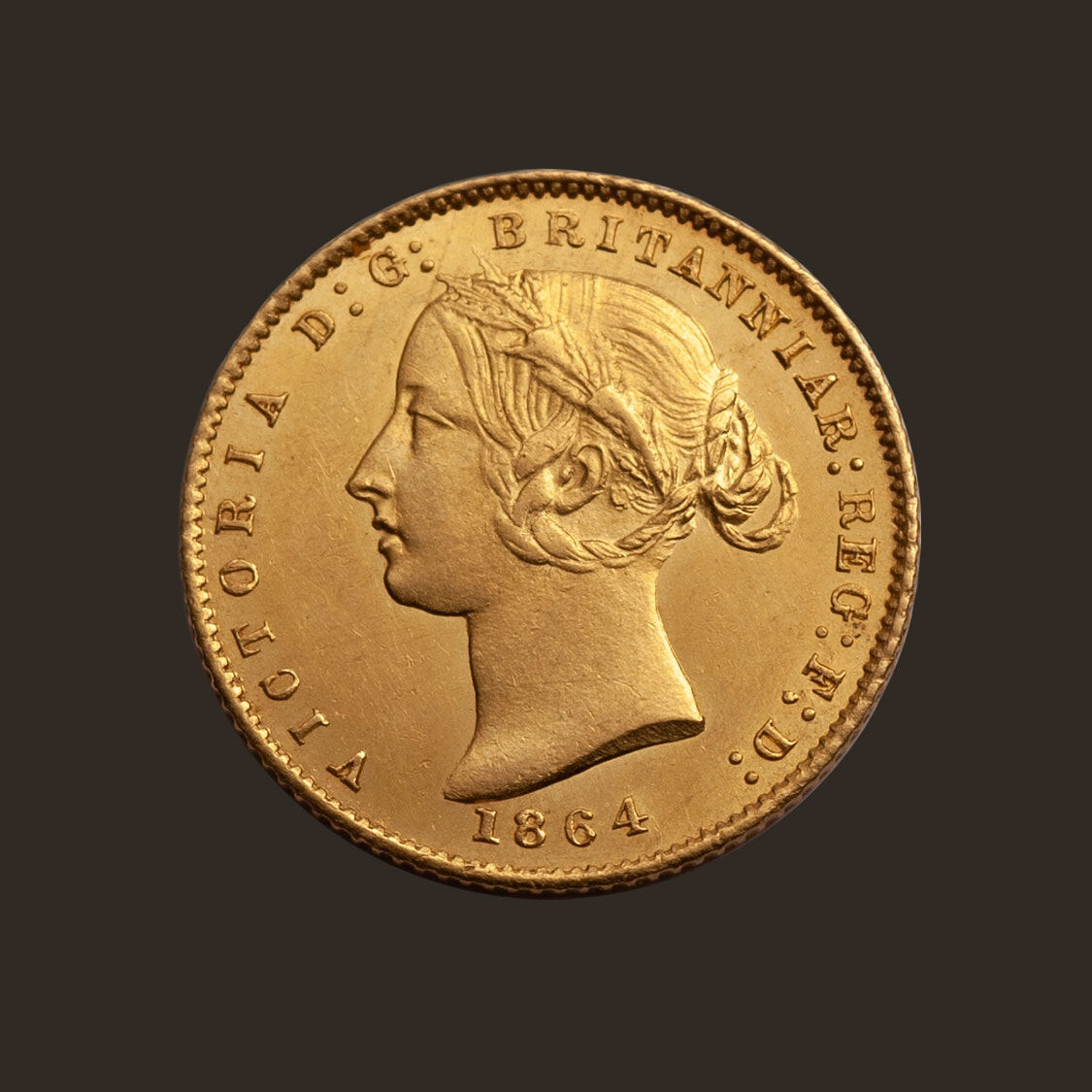 1864 Sydney Mint Half Sovereign, and one of the smallest mintages of ...