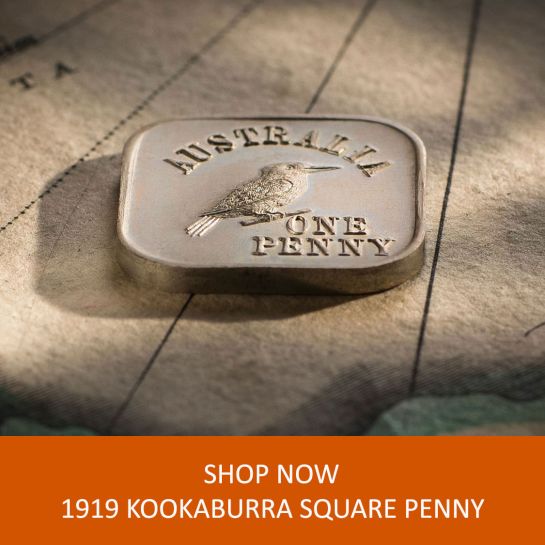 The Kookaburra Square Penny | Coinworks