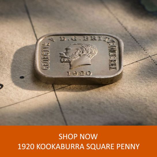 The Kookaburra Square Penny | Coinworks