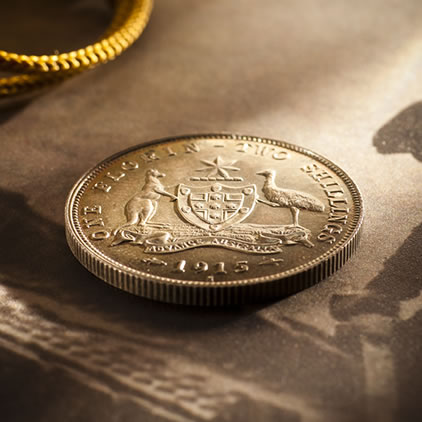 Australian Commonwealth coins 1910 - 1964.