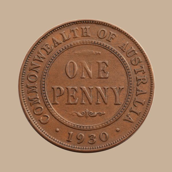 1930 Penny, well circulated but an extremely handsome example