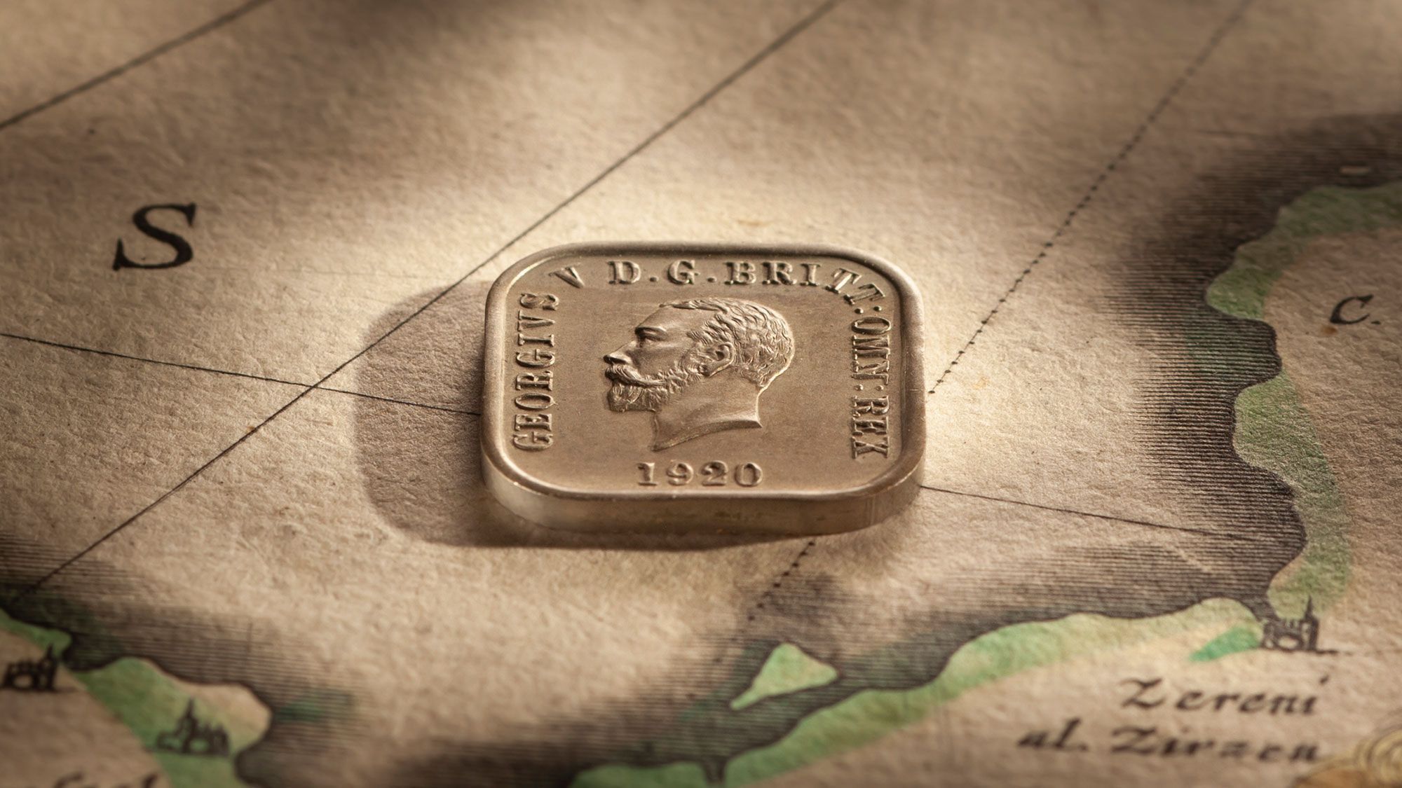 1920 Kookaburra Square Penny design type 9, also known as the 'Square ...