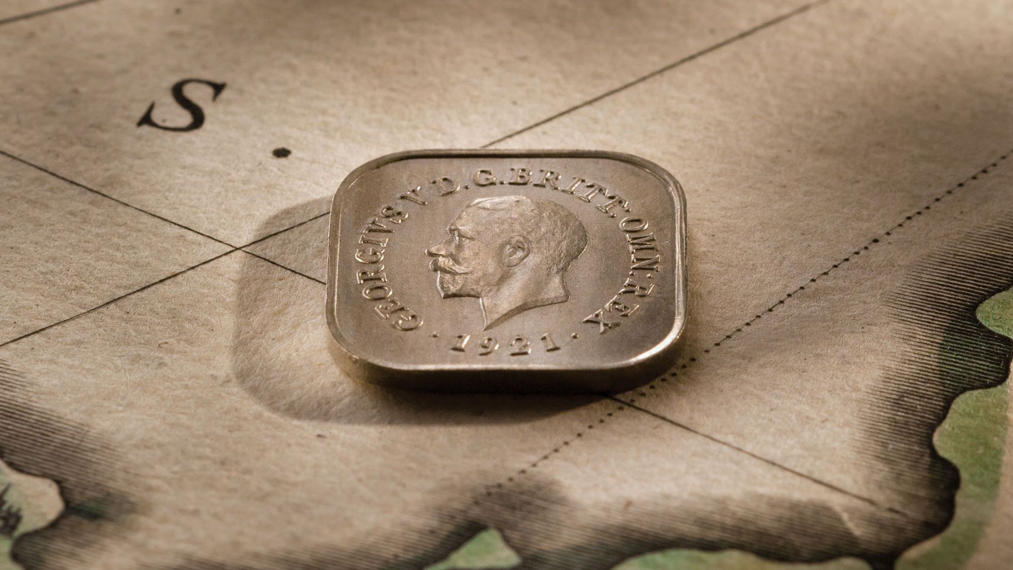 1921 Kookaburra Square Penny