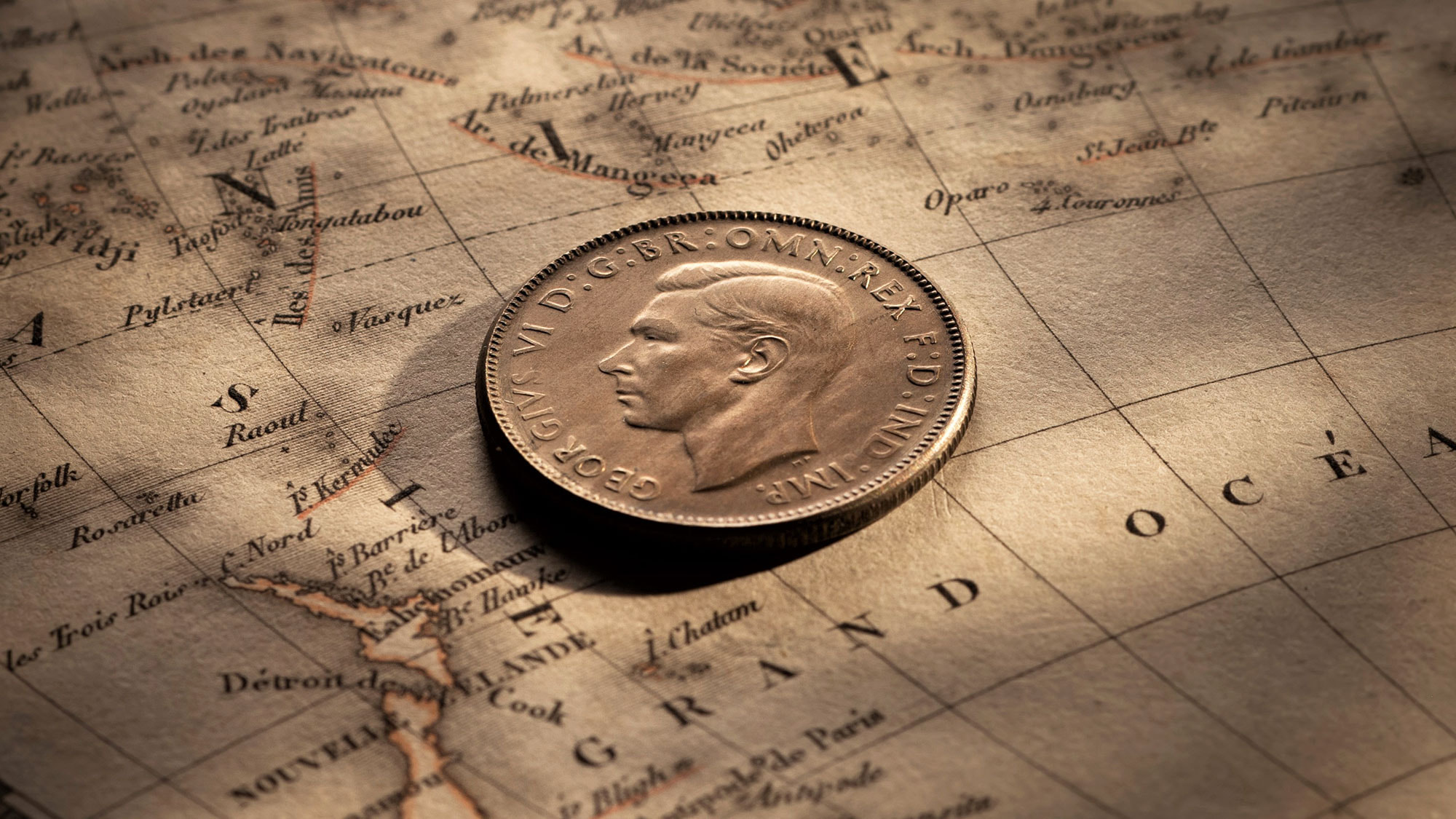 George VI 1946 Pattern Florin, struck in cupro-nickel, one of four ...