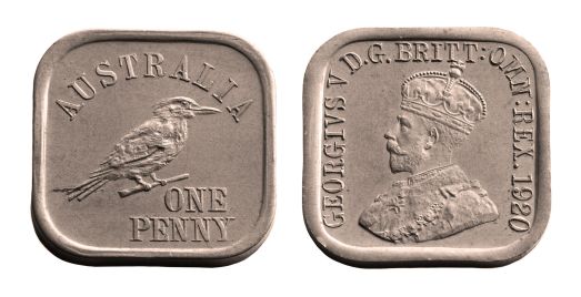 The Kookaburra Square Penny | Coinworks