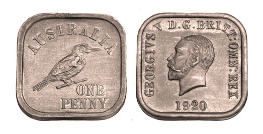 The Kookaburra Square Penny | Coinworks