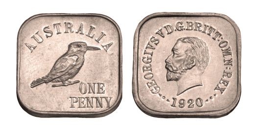 The Kookaburra Square Penny | Coinworks