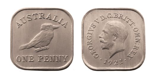 The Kookaburra Square Penny | Coinworks