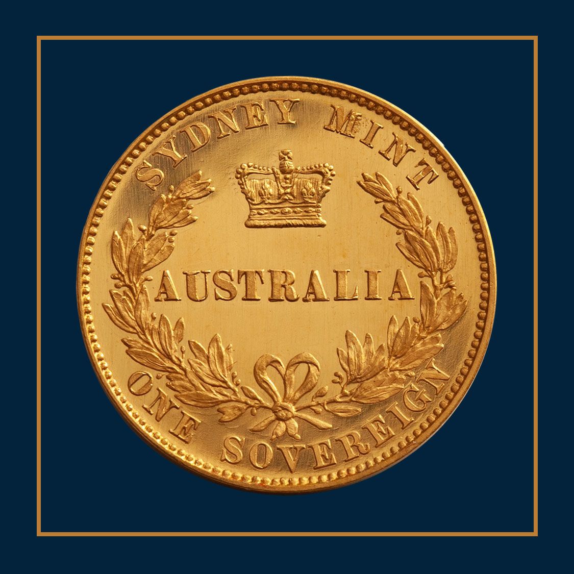The only known example of the 1870 Sydney Mint Proof Sovereign.