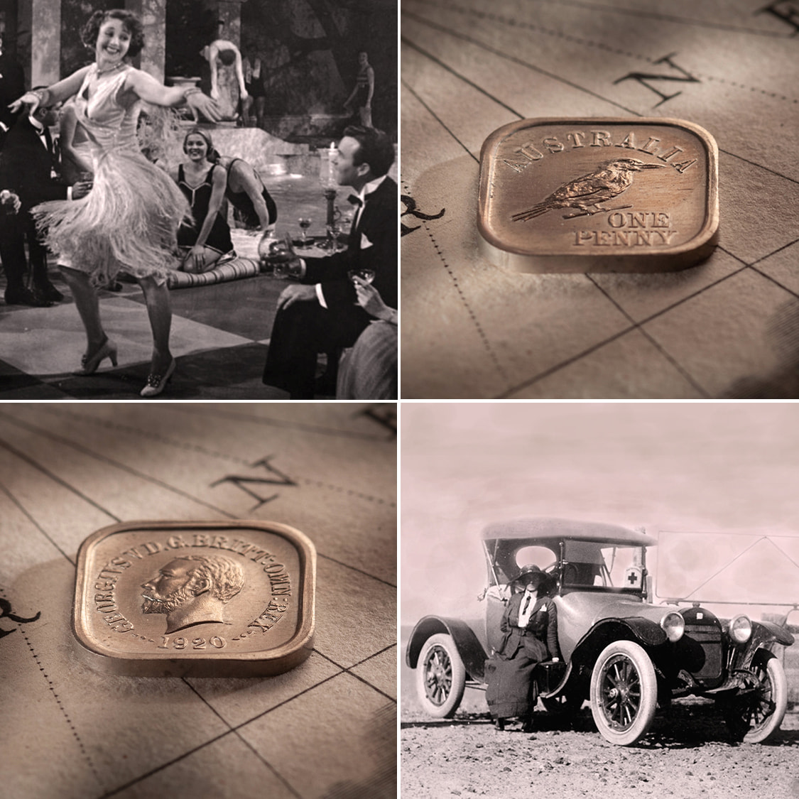 The Kookaburra Square Penny | Coinworks
