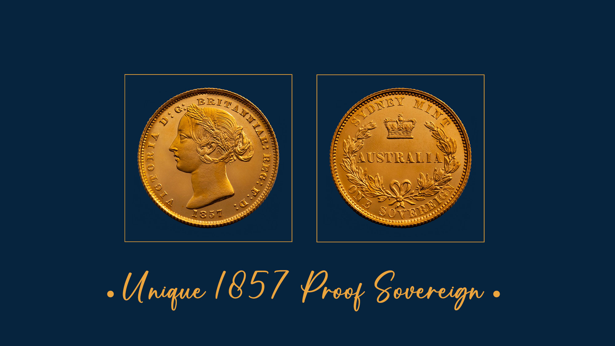 1923 Sovereign struck as a Coin of Record at the Sydney Mint to ...