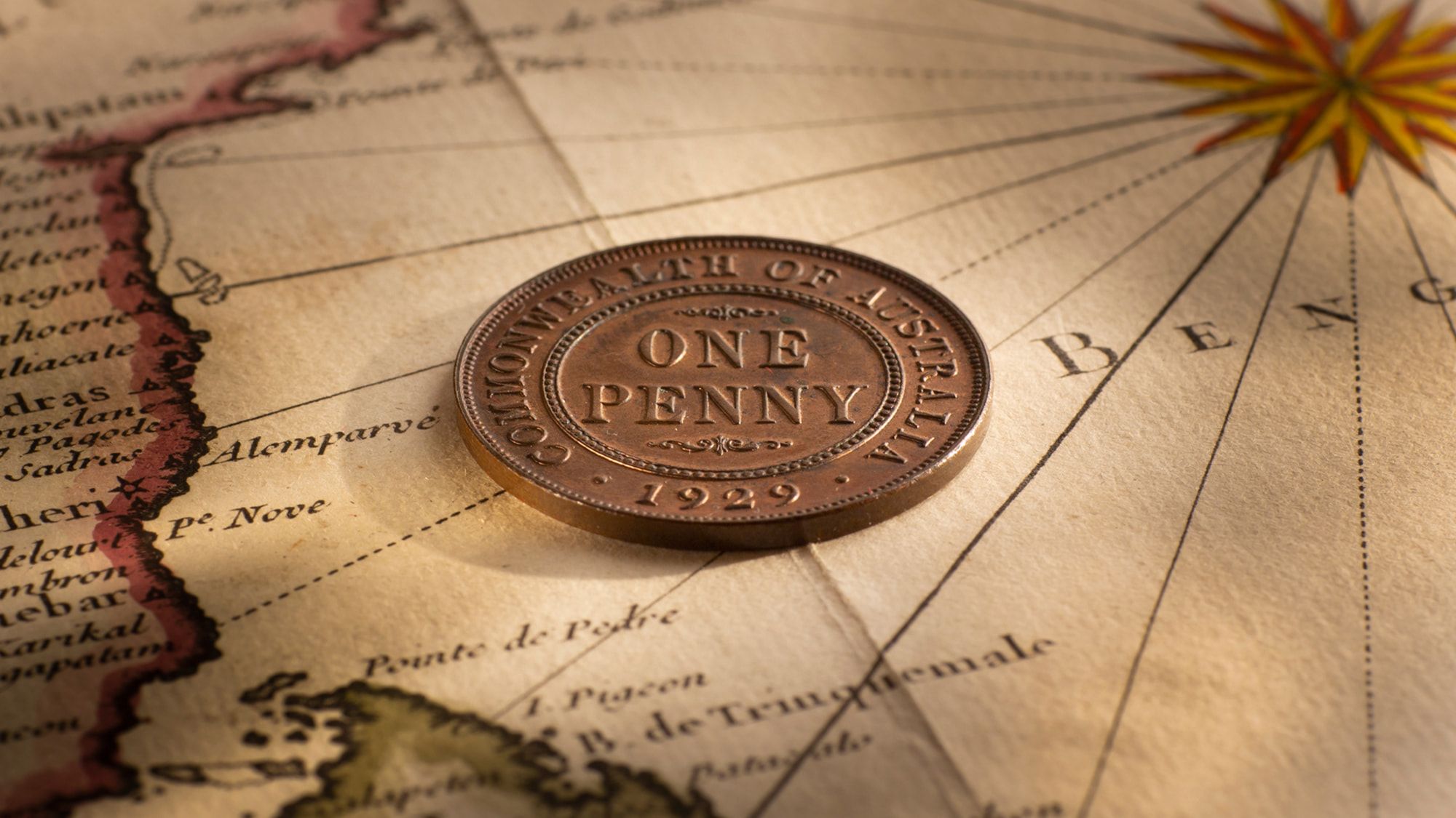 Proof 1929 Penny Melbourne Mint