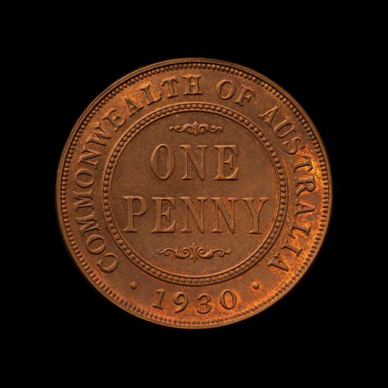 The ‘King' of Australian coin rarities – the Proof 1930 Penny.