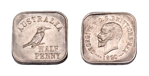 The Kookaburra Square Penny | Coinworks