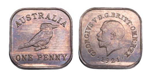 The Kookaburra Square Penny | Coinworks
