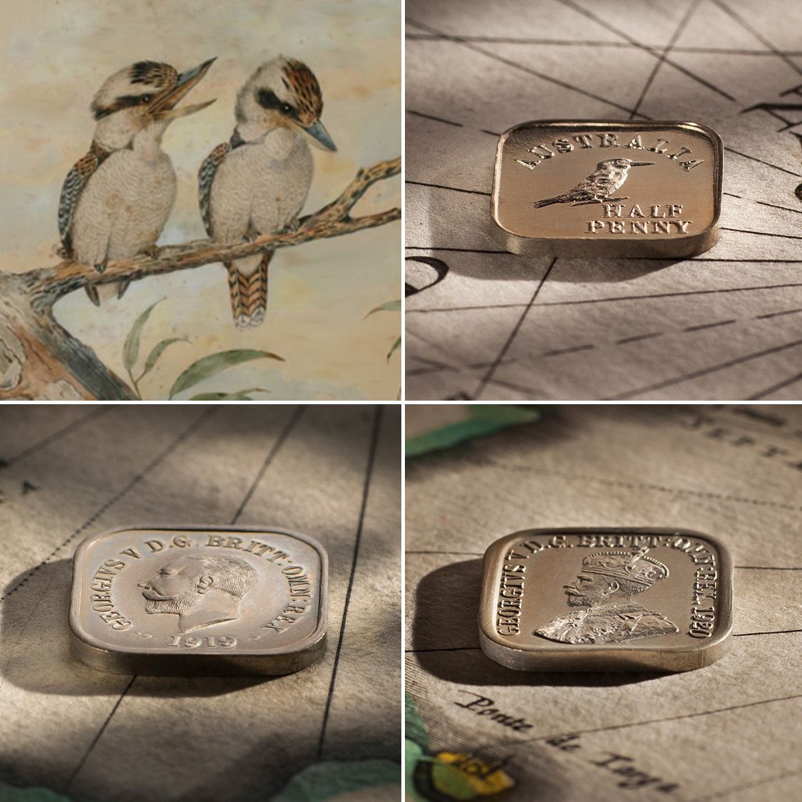 The Kookaburra Square Penny | Coinworks