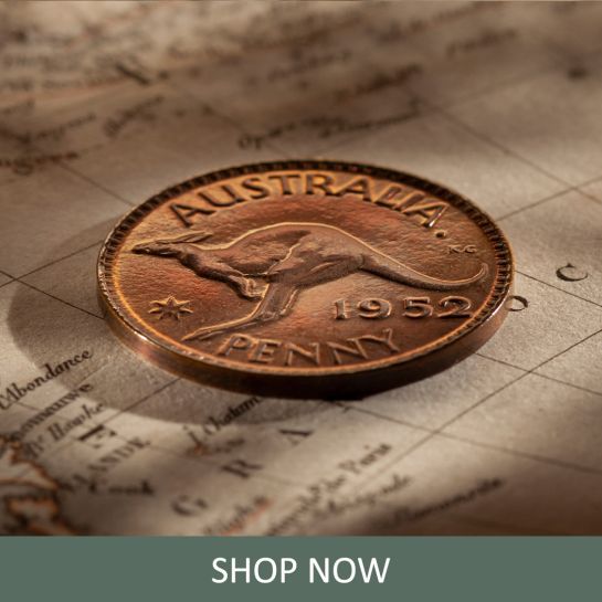 Perth Mint Proof Record Coins 1940 - 1954.